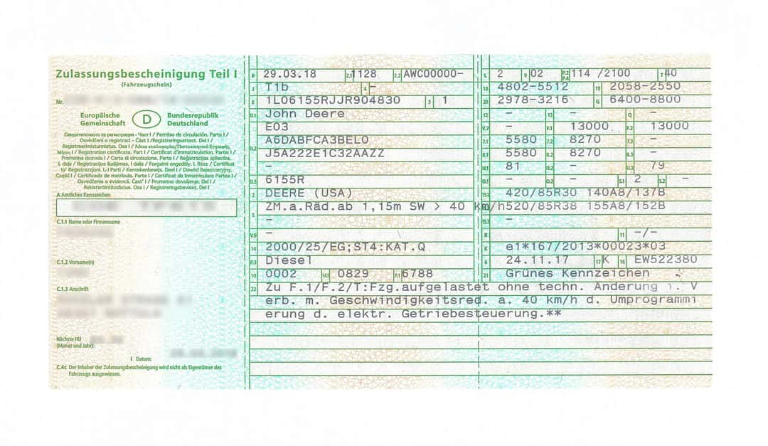 Was steht wo in den Fahrzeugpapieren? | profi online | profi